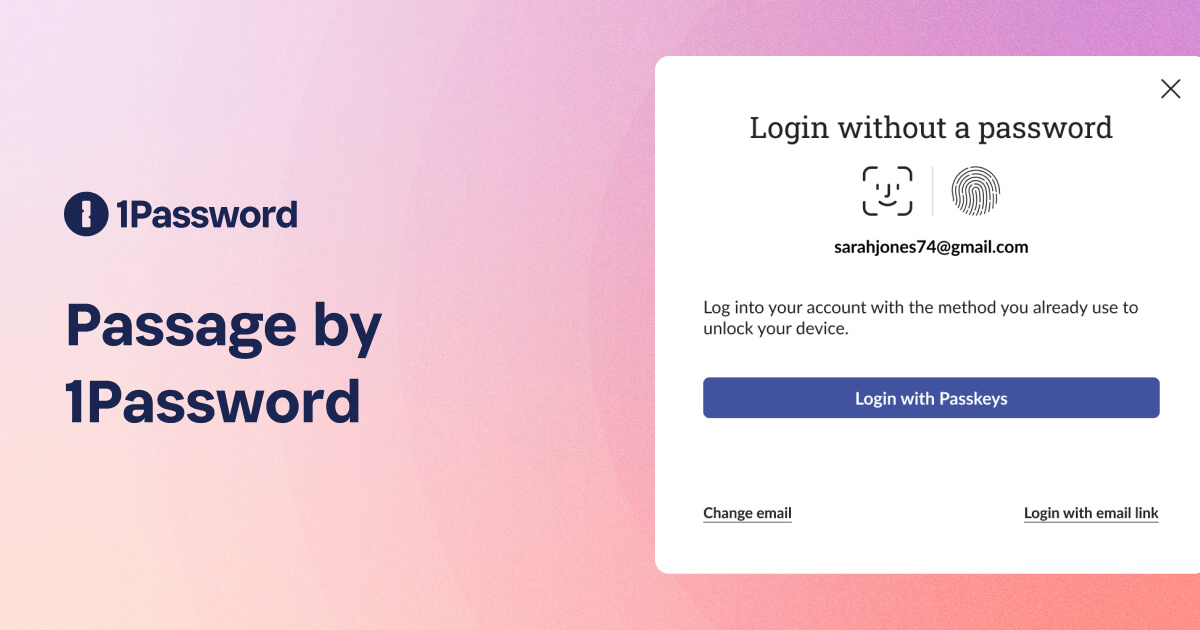 Passage - Product | 1Password