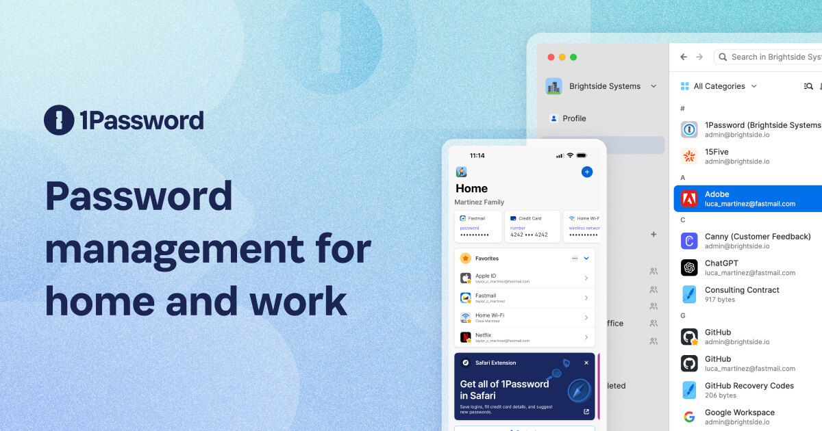 Password Management | 1Password