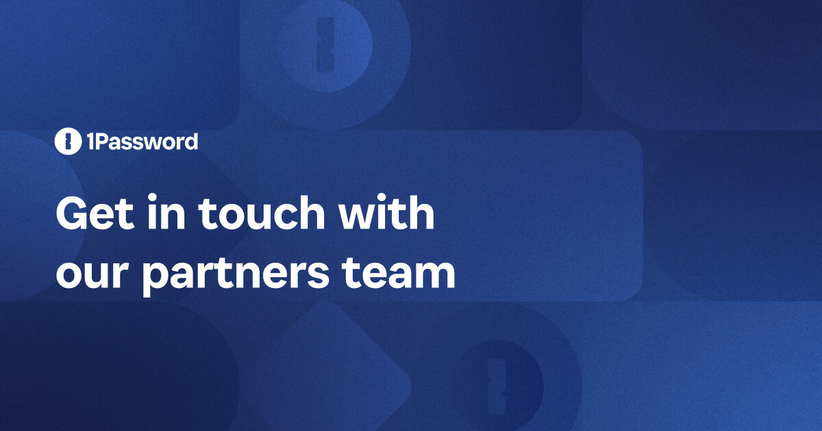 Partner Registration | 1Password