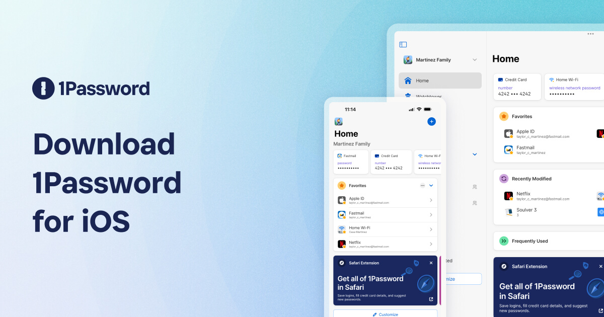 Download the Best Password Manager for iOS | 1Password
