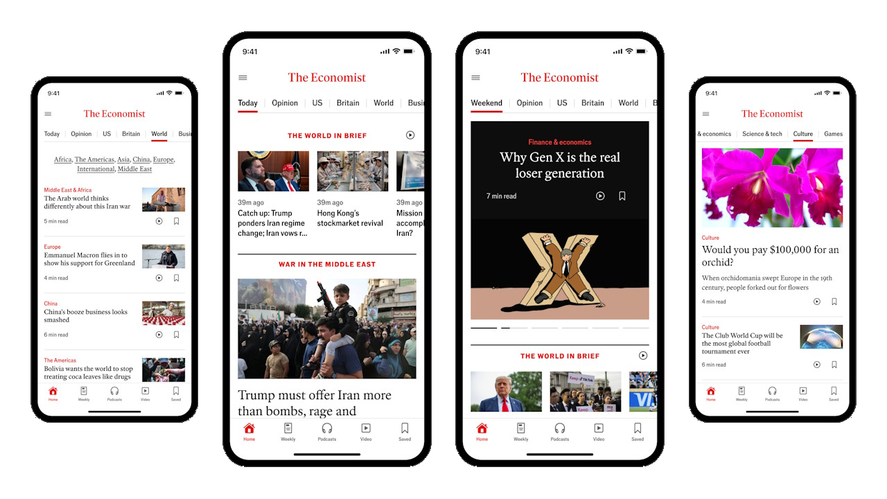 The Economist Group - The Economist issues significant updates to its app