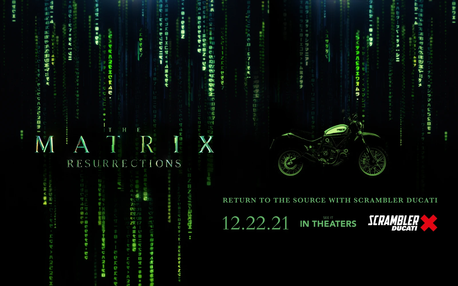 Matrix Resurrections - Scrambler Ducati