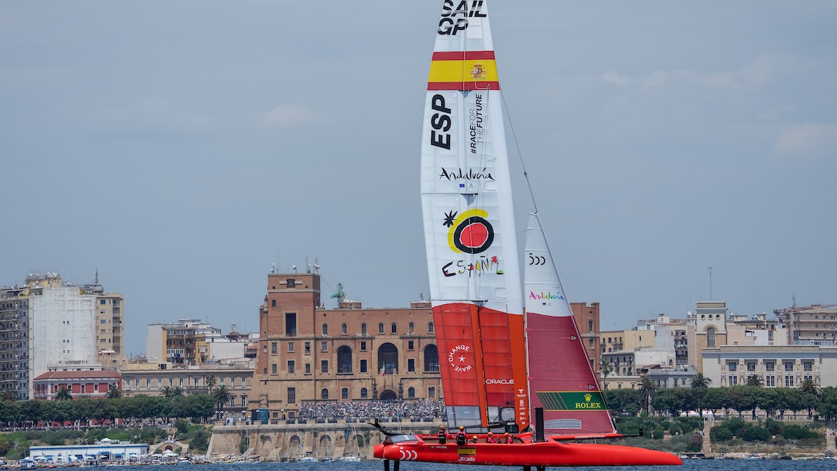 España lidera el circuito de SailGP quedando segundos en el Gran Premio de Italia