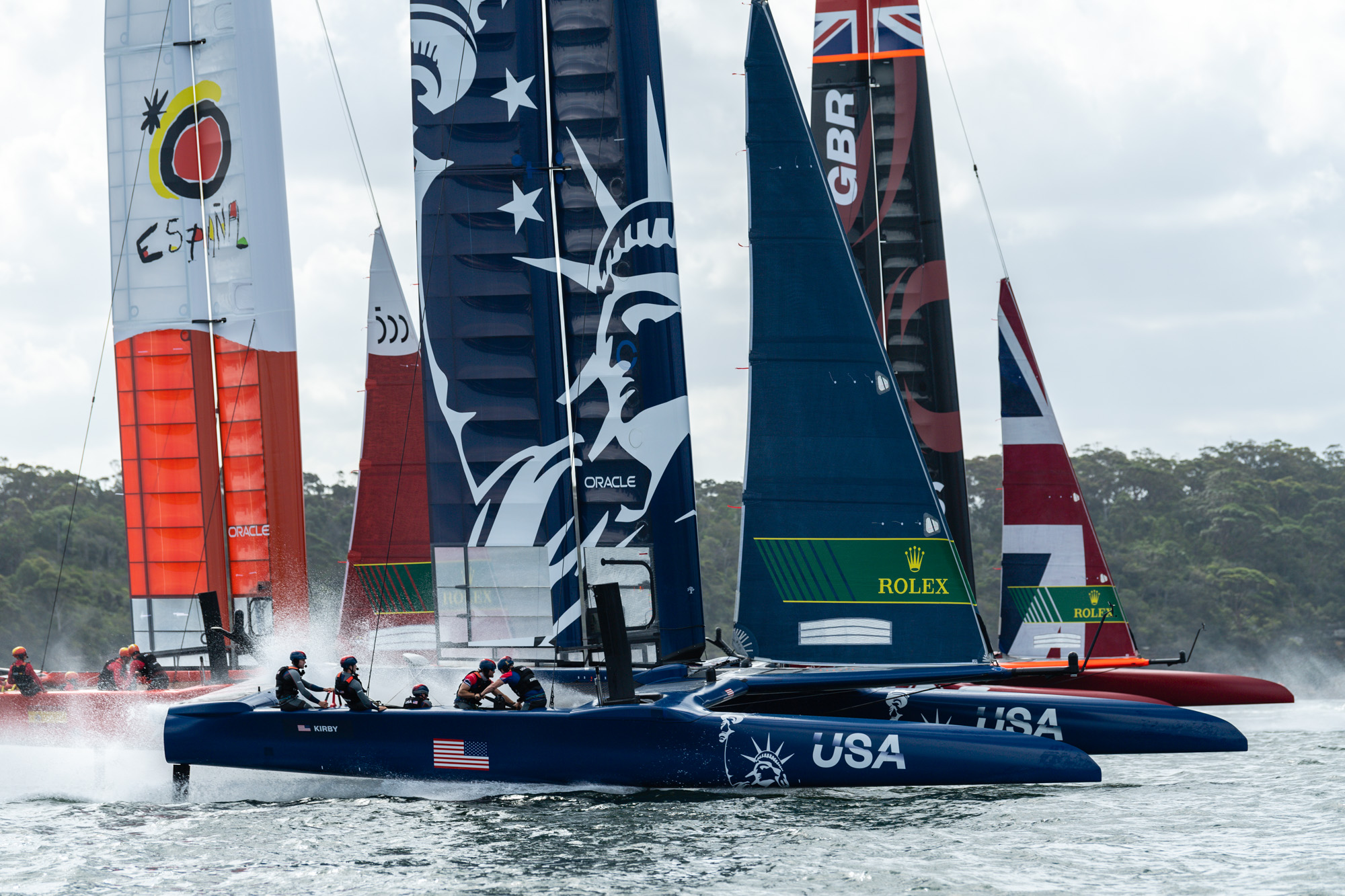 U.S. SailGP Team in the Hunt After Day One of Sydney SailGP | SailGP