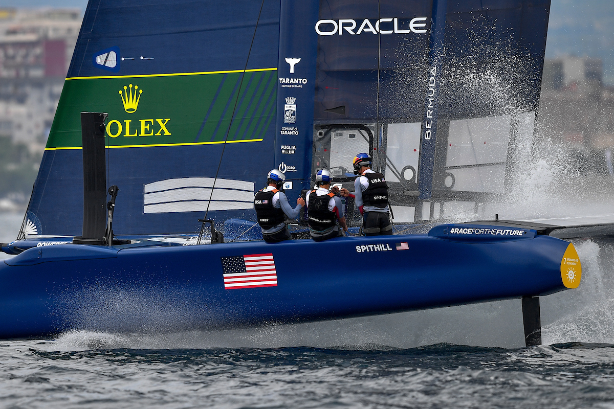 U.S. SailGP Team wins two, tops leaderboard at opening day of Italy ...