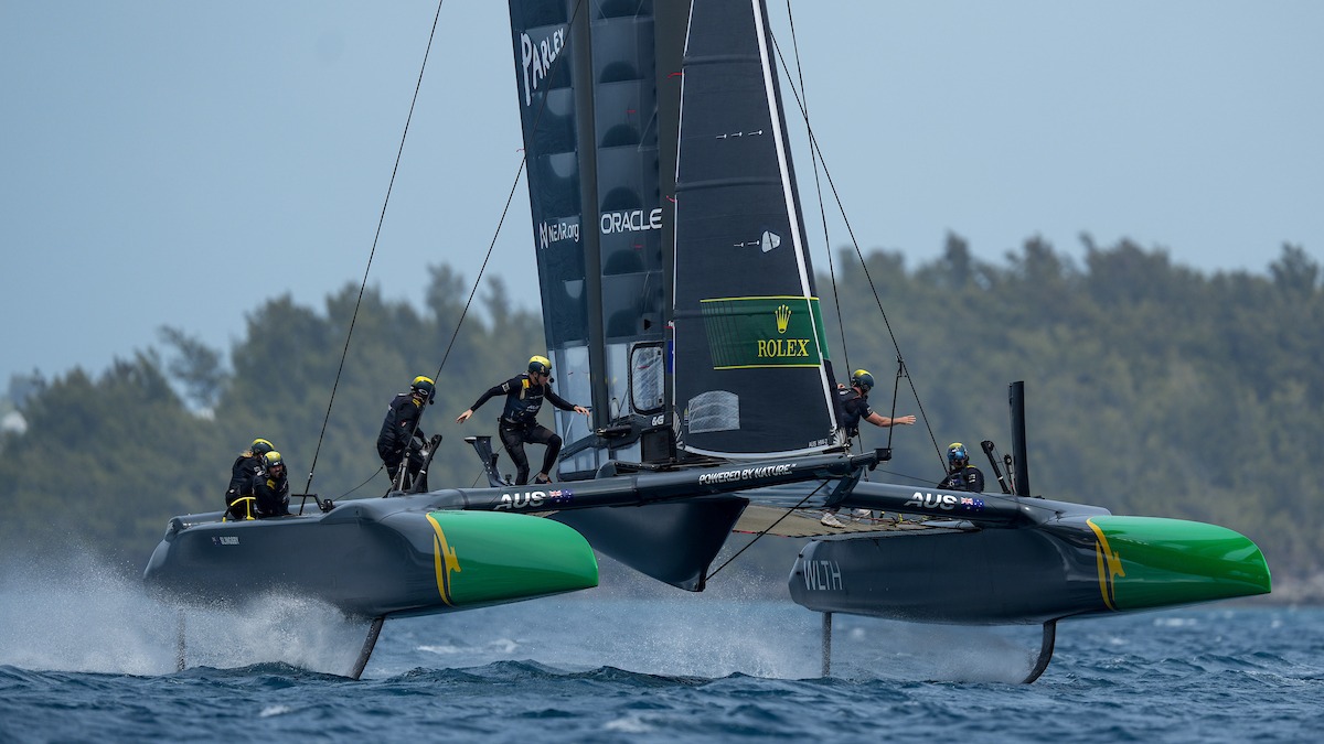Australia's Flying roo launches in Bermuda, with new sailor Natasha ...