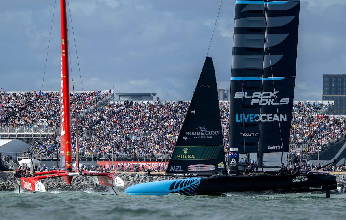 Black Foils steal Brits’ home win in SailGP Portsmouth debut | SailGP