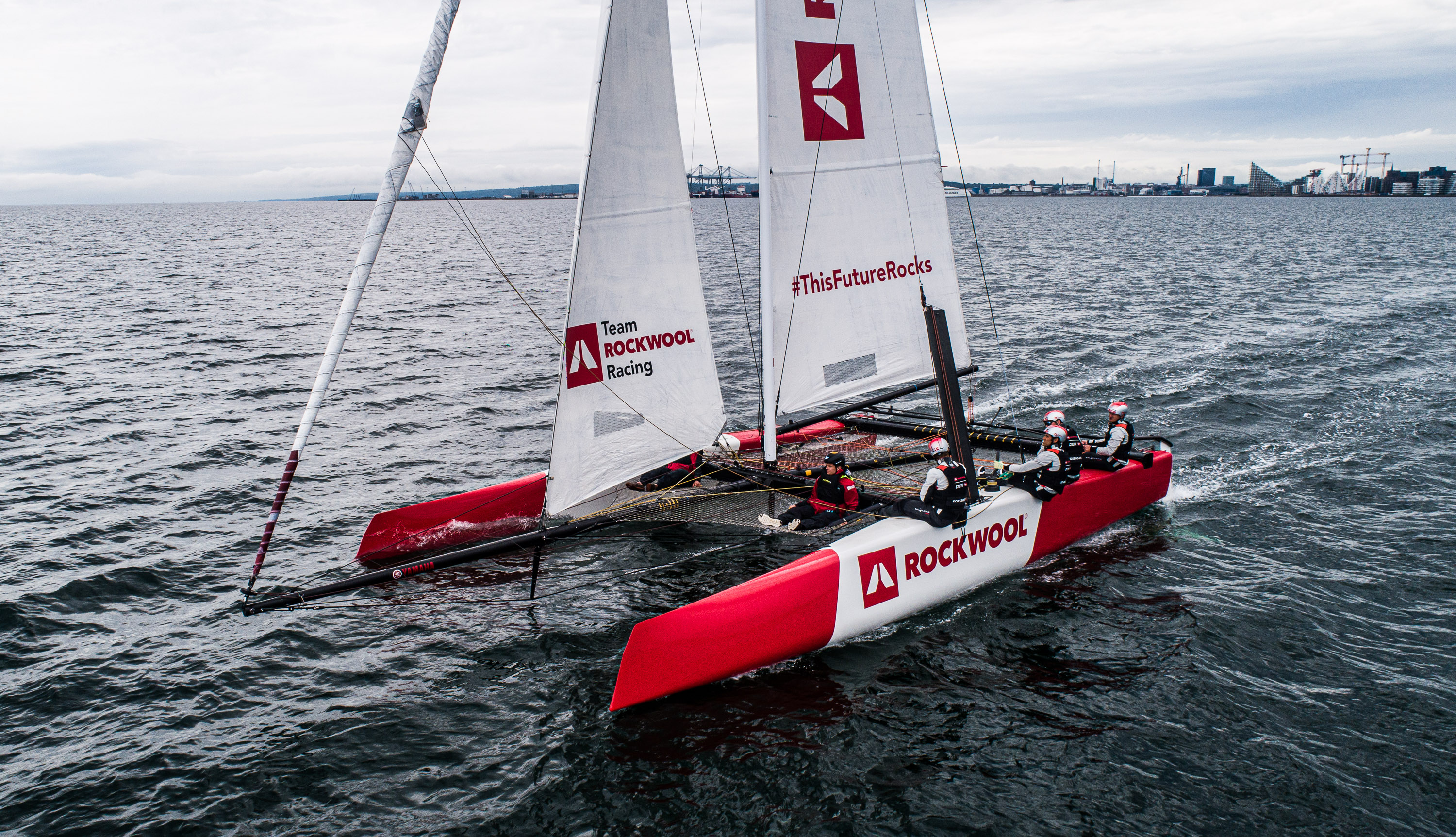 Team ROCKWOOL Racing hits the water; eyes historic record attempts | SailGP