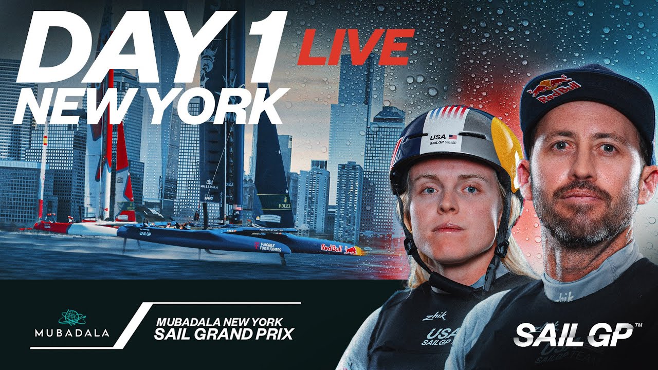 FULL RACE REPLAY: New York Sail Grand Prix - Race Day 1