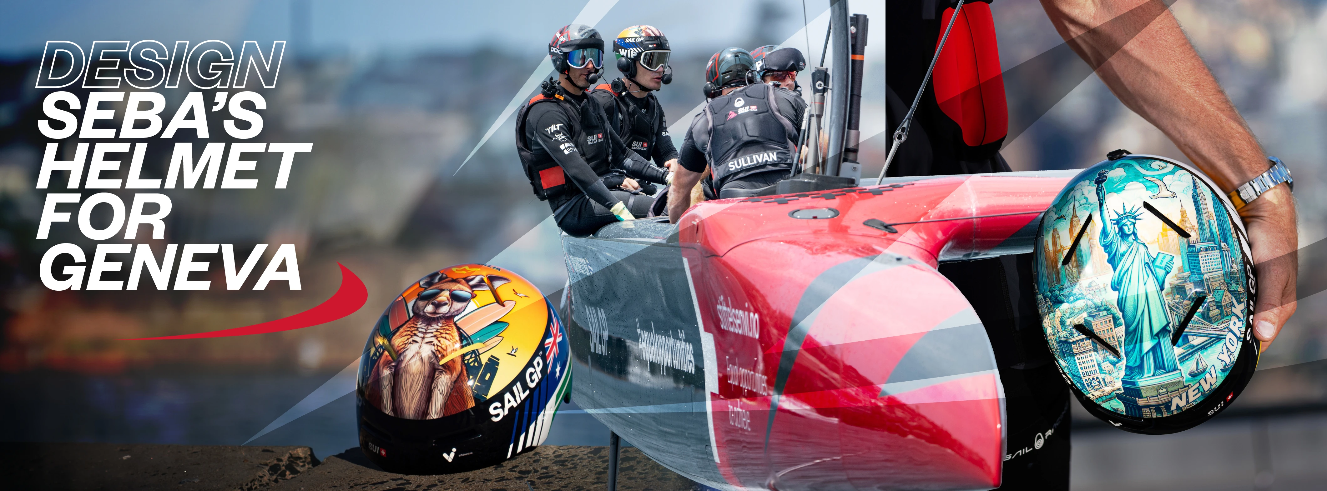 Design Swiss driver Sebastien Schneiter’s helmet for Geneva