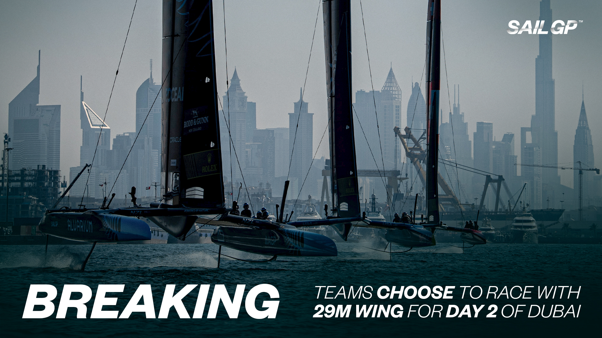 Teams choose to race with 29m wing on second day of Dubai