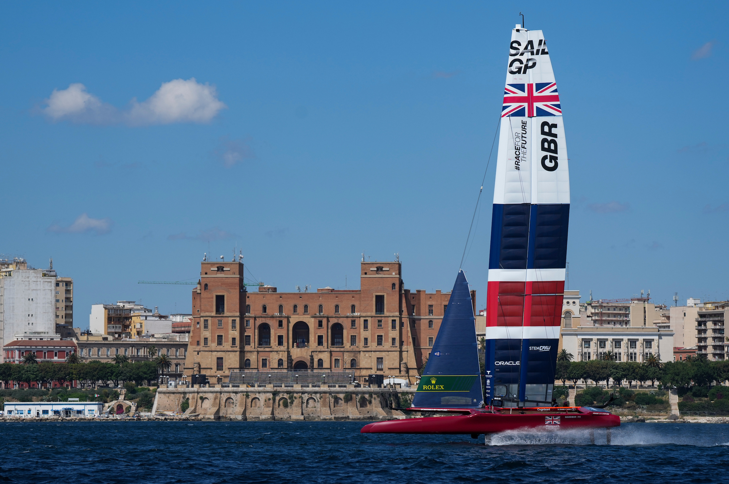 Paul Goodison takes flight in Great Britain SailGP F50 ahead of Italy ...