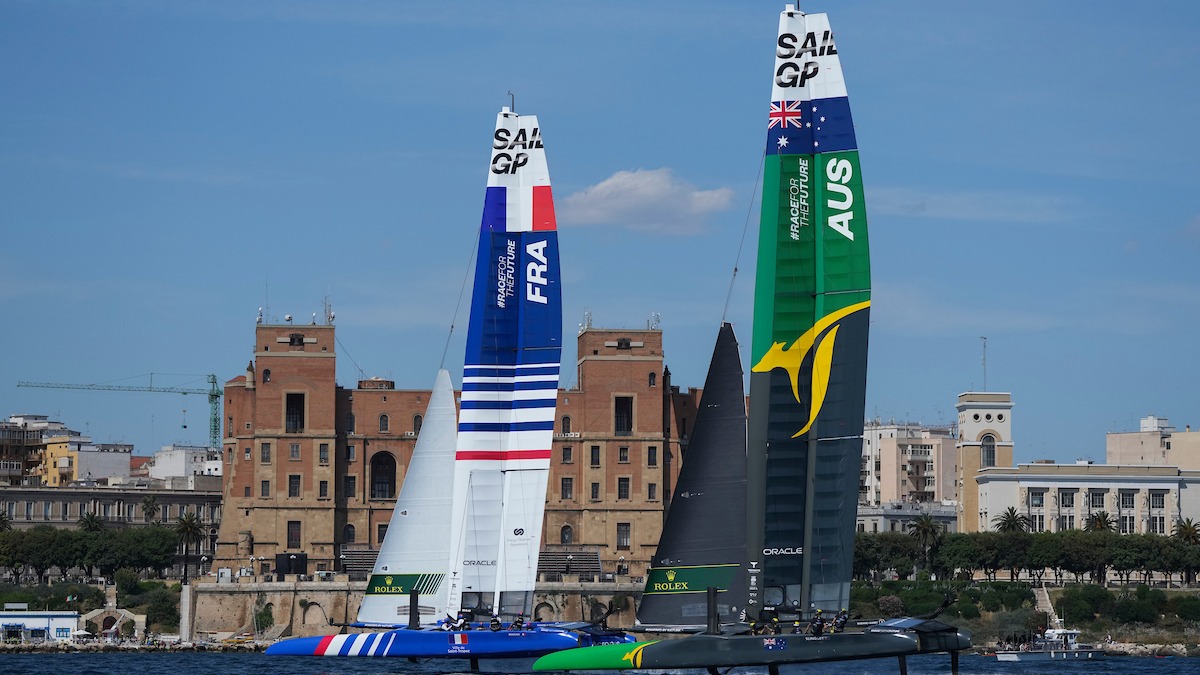 SailGP’s eight-nation fleet touches down in Taranto