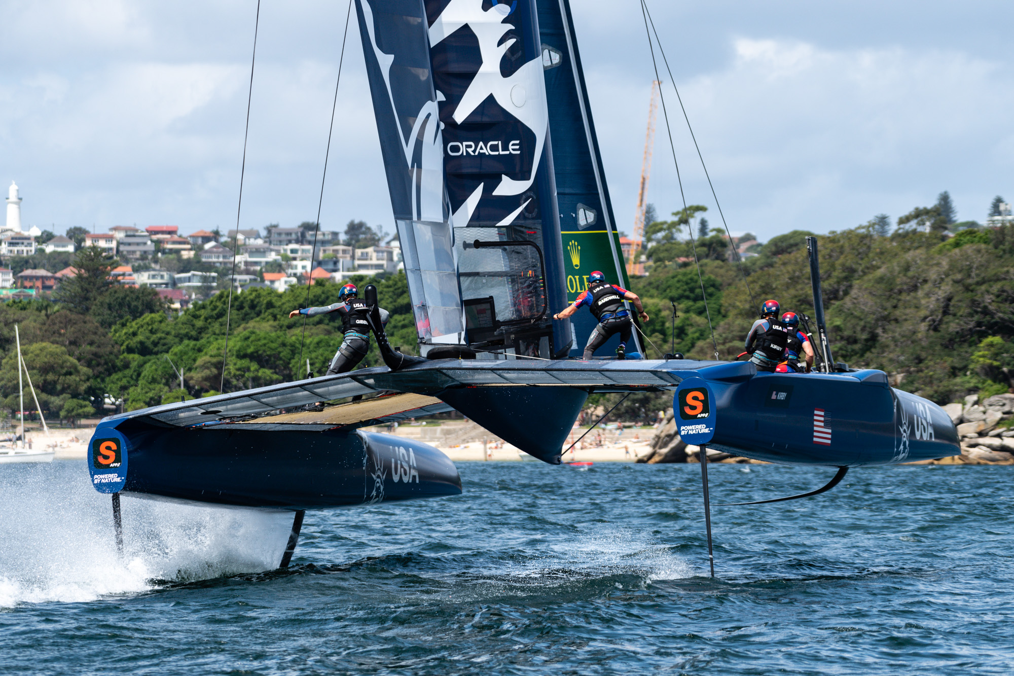 U.S. SailGP Team in the Hunt After Day One of Sydney SailGP | SailGP