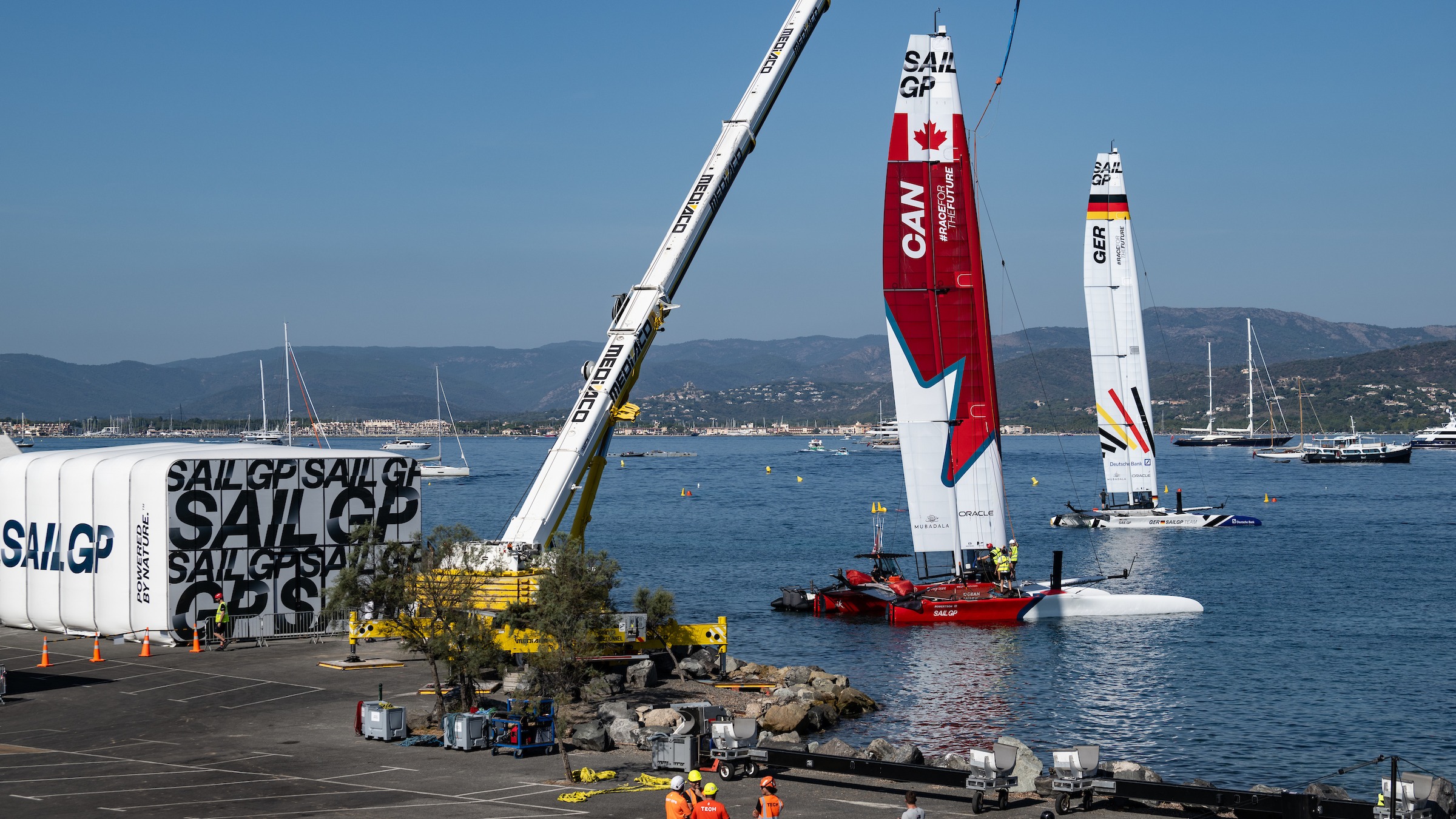 GALLERY: First F50s hit the water in Saint-Tropez ahead of France ...