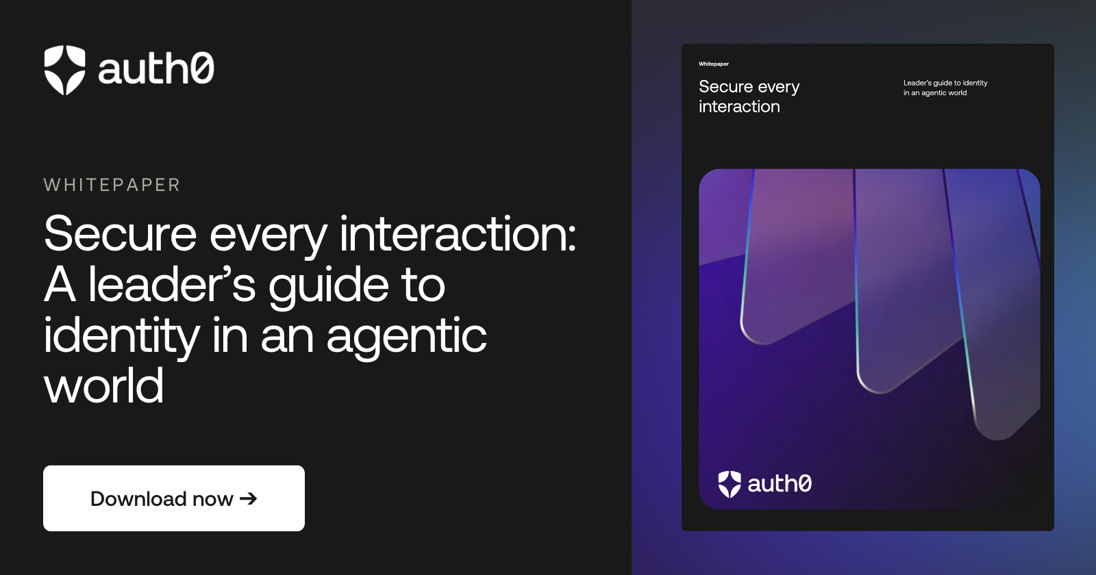 Auth0 | Secure every interaction: A leader’s guide to identity