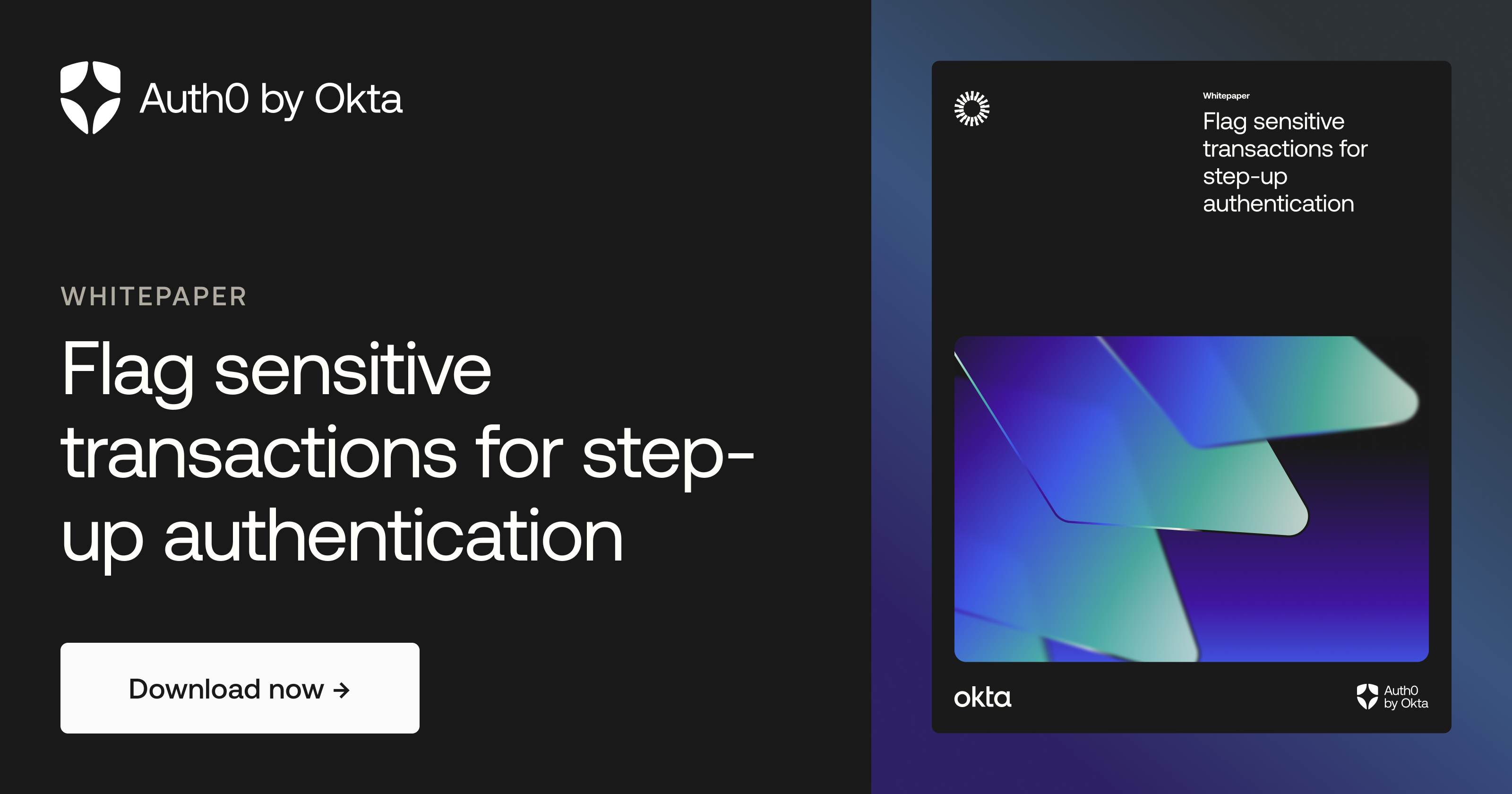 Auth0 | Flag sensitive transactions for step-up authentication Auth0 | Flag sensitive transactions for step-up authentication