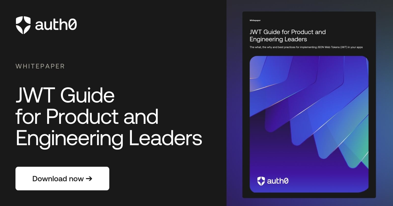 Auth0 | JWT Guide for Product and Engineering Leaders