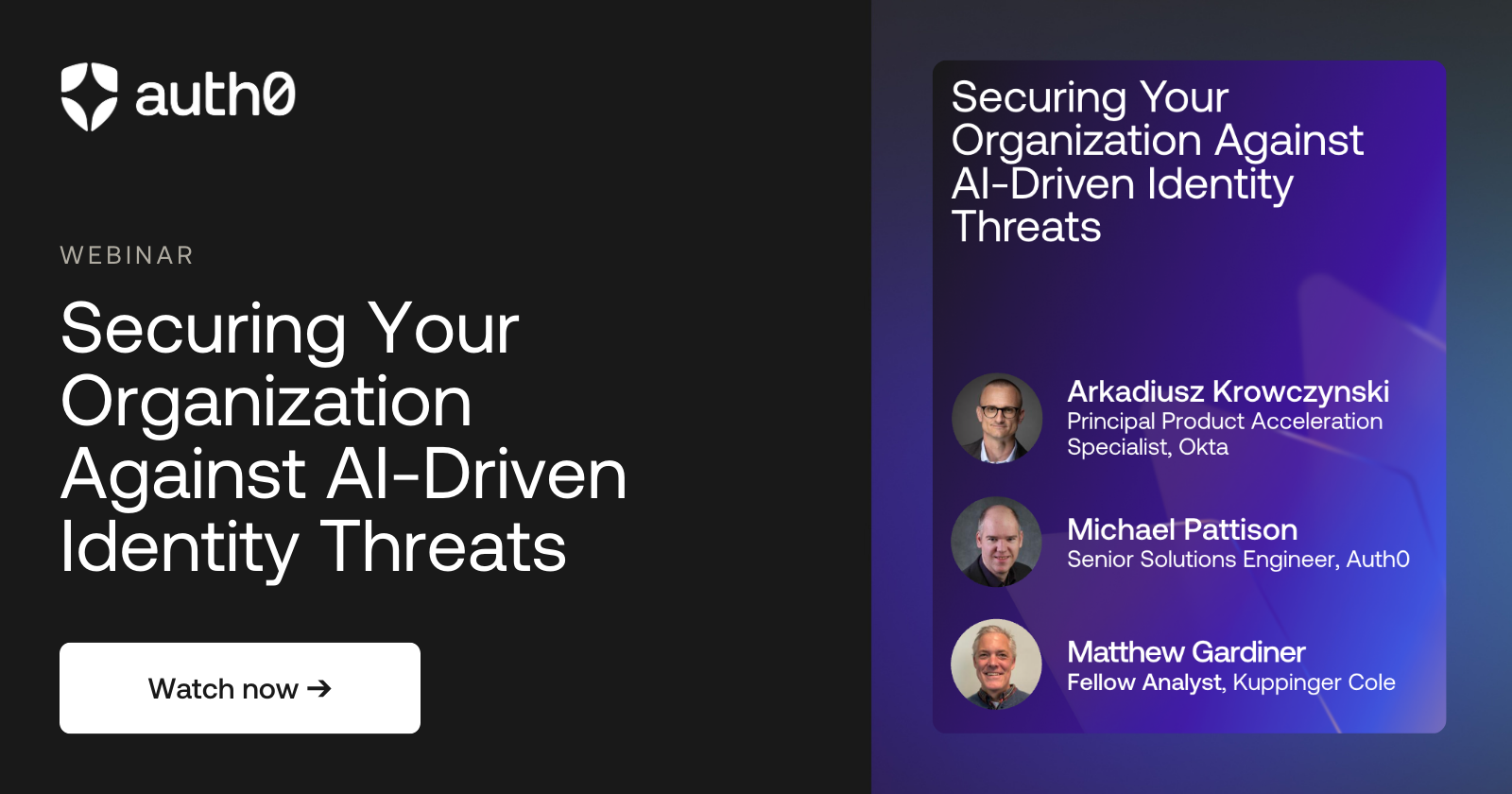 Auth0 | Securing Your Organization Against AI-Driven Identity Threats