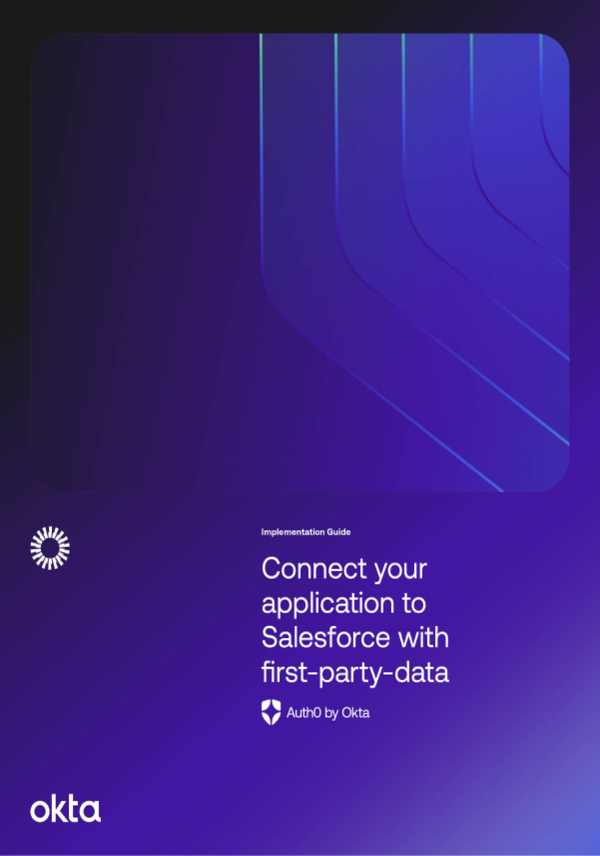 Auth0 Connect Your Application To Salesforce With First Party Data