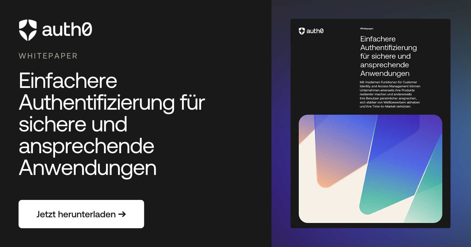 Auth0 | Authentifizierung mit Customer Identity vereinfachen | Auth0