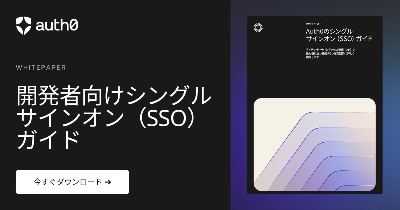 Auth0 | 開発者向けシングルサインオン（SSO）ガイド | Auth0
