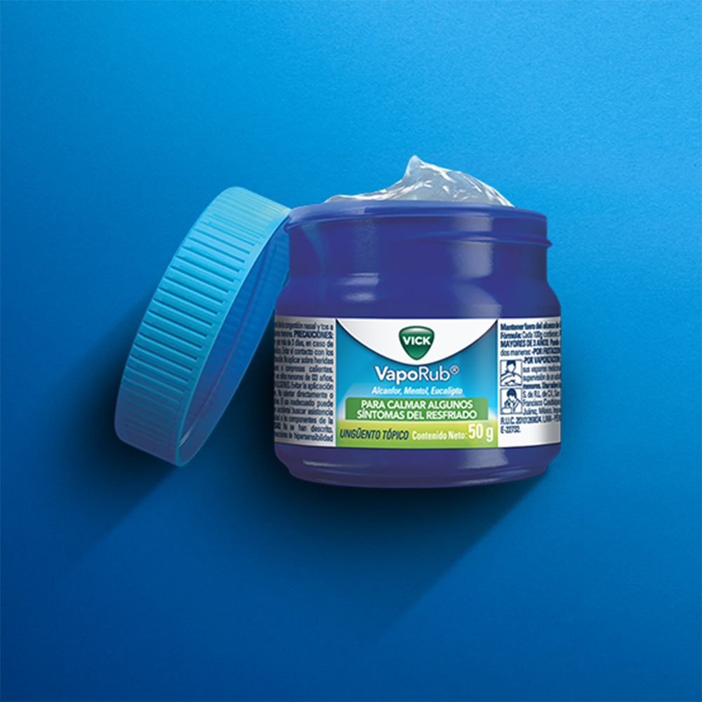 Vick® VapoRub ayuda a calmar algunos síntomas de la gripe│Vick® Perú