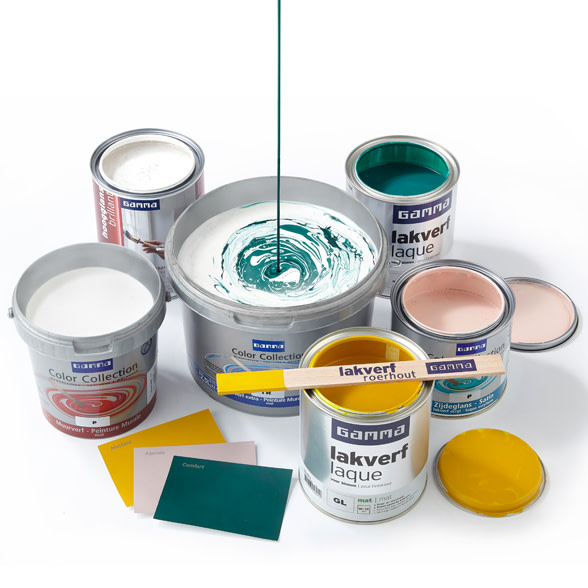 De verfmengservice van Gamma