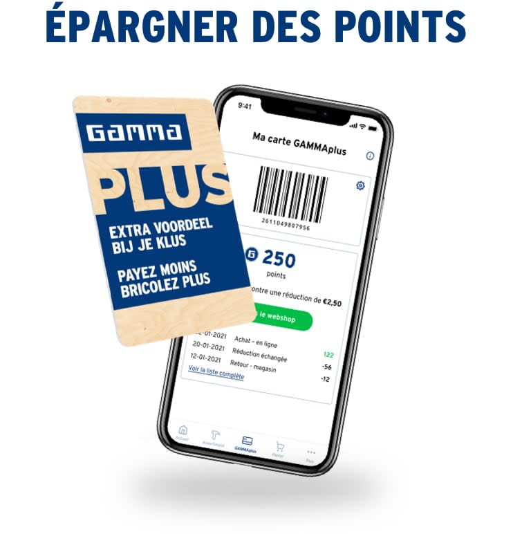 GAMMAplus : Payez moins, bricolez plus | GAMMA