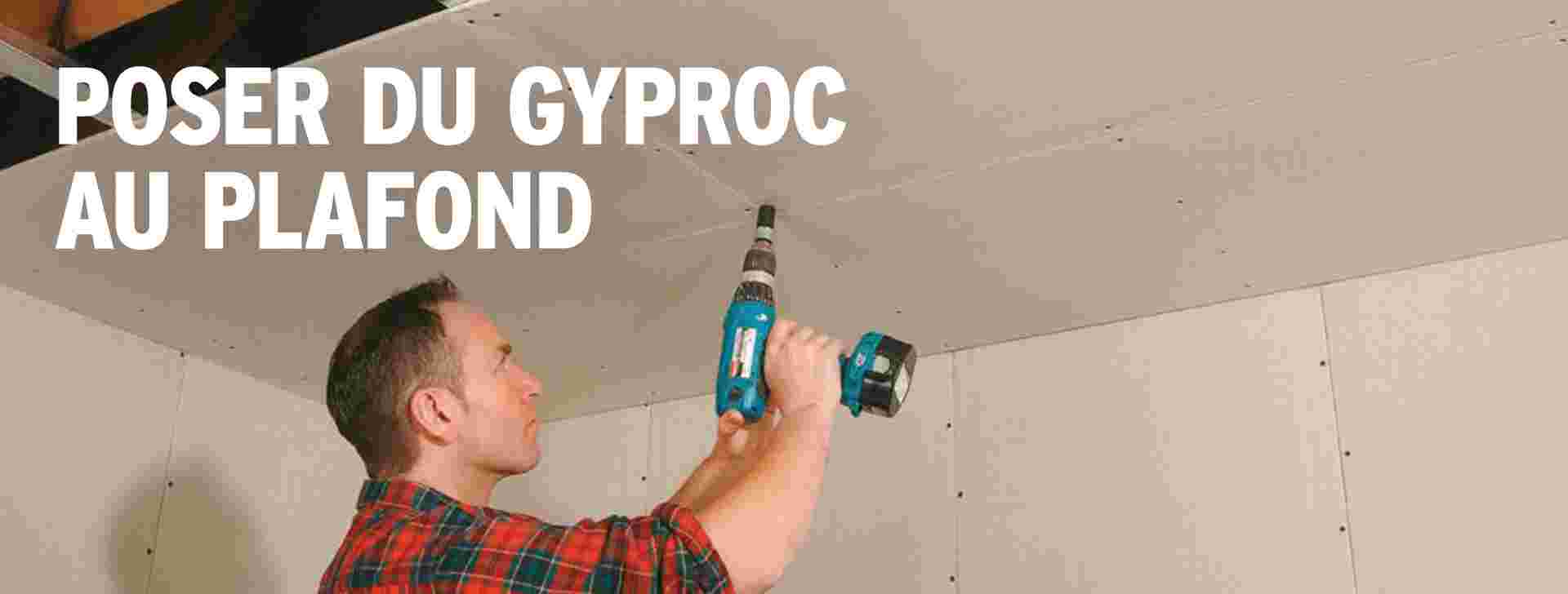 Poser du Gyproc au plafond | GAMMA