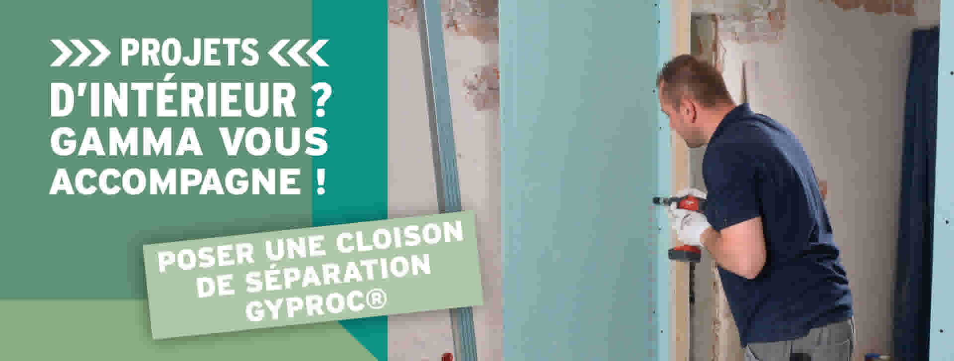 Faire une cloison en Gyproc? Suivez notre tuto | GAMMA