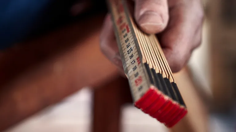 Tommestokken du kan kende med bind for øjnene | XL-BYG