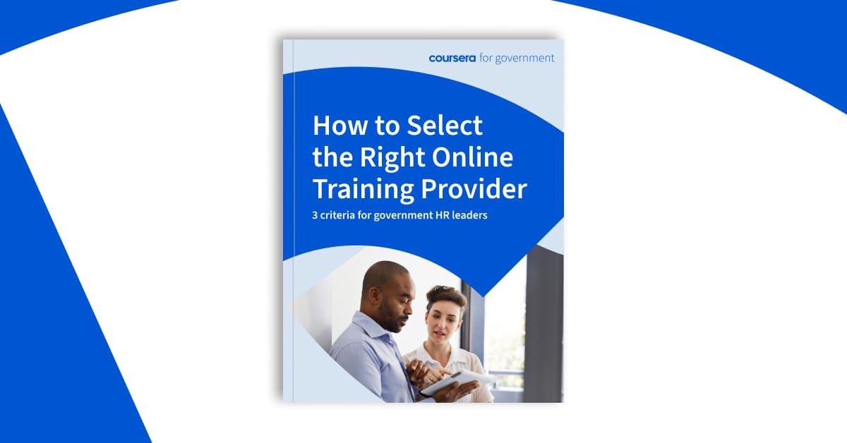 Coursera E-book | Online Training Provider Guide for HR Leaders ...