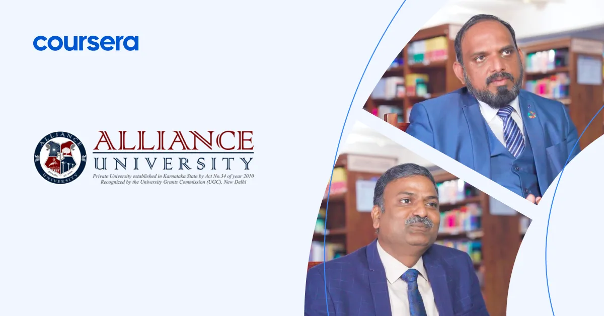Alliance University and Coursera Partnership: Enhancing Learning ...
