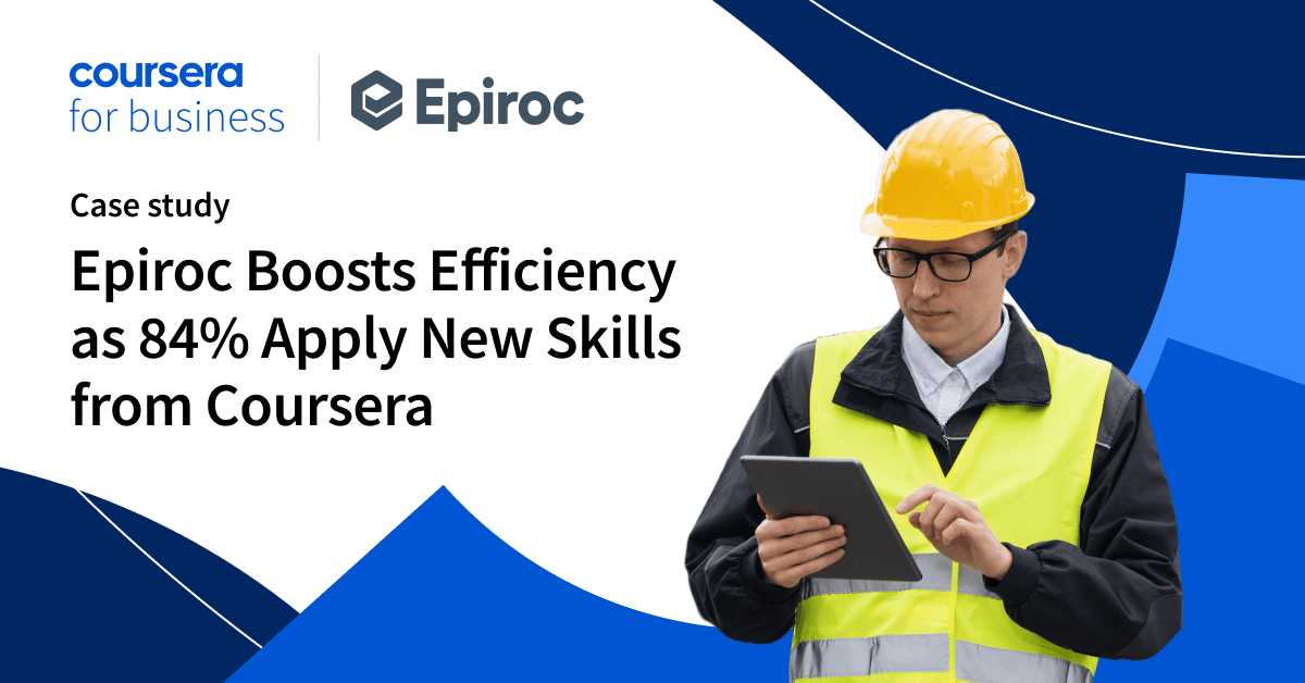 Epiroc success story | Coursera