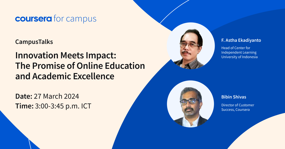 Coursera Webinar | Campus Talks with University of Indonesia ...