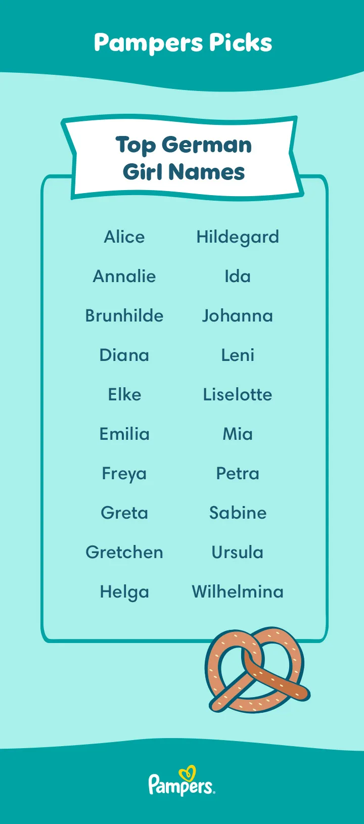Top 190 German Girl Names and Their Meanings | Pampers