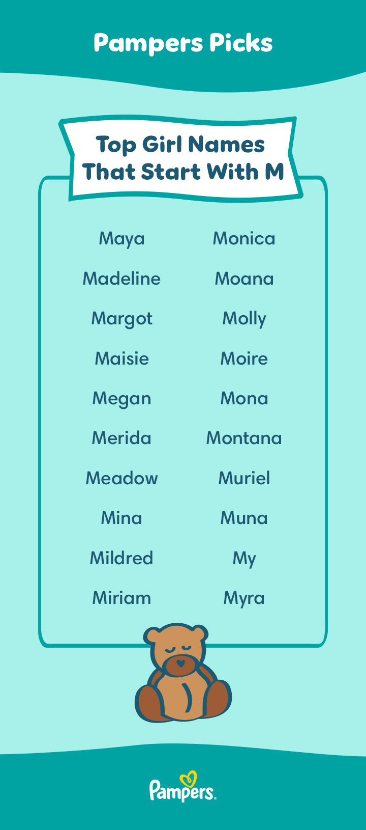 Girl First Names That Start With M