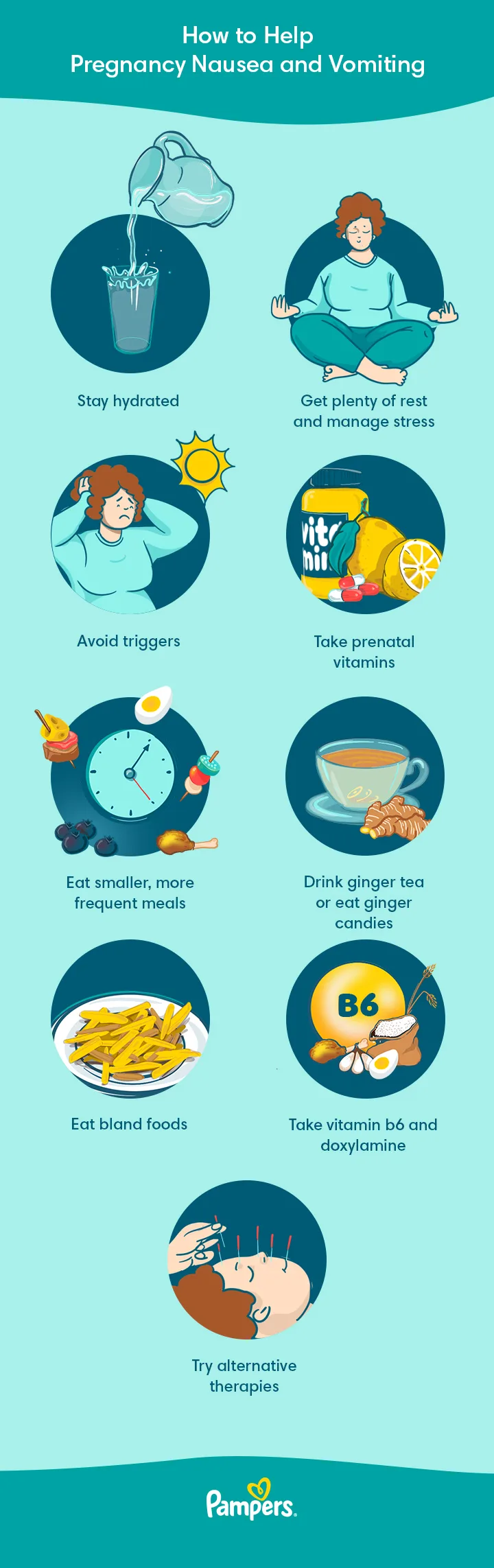 nausea third trimester