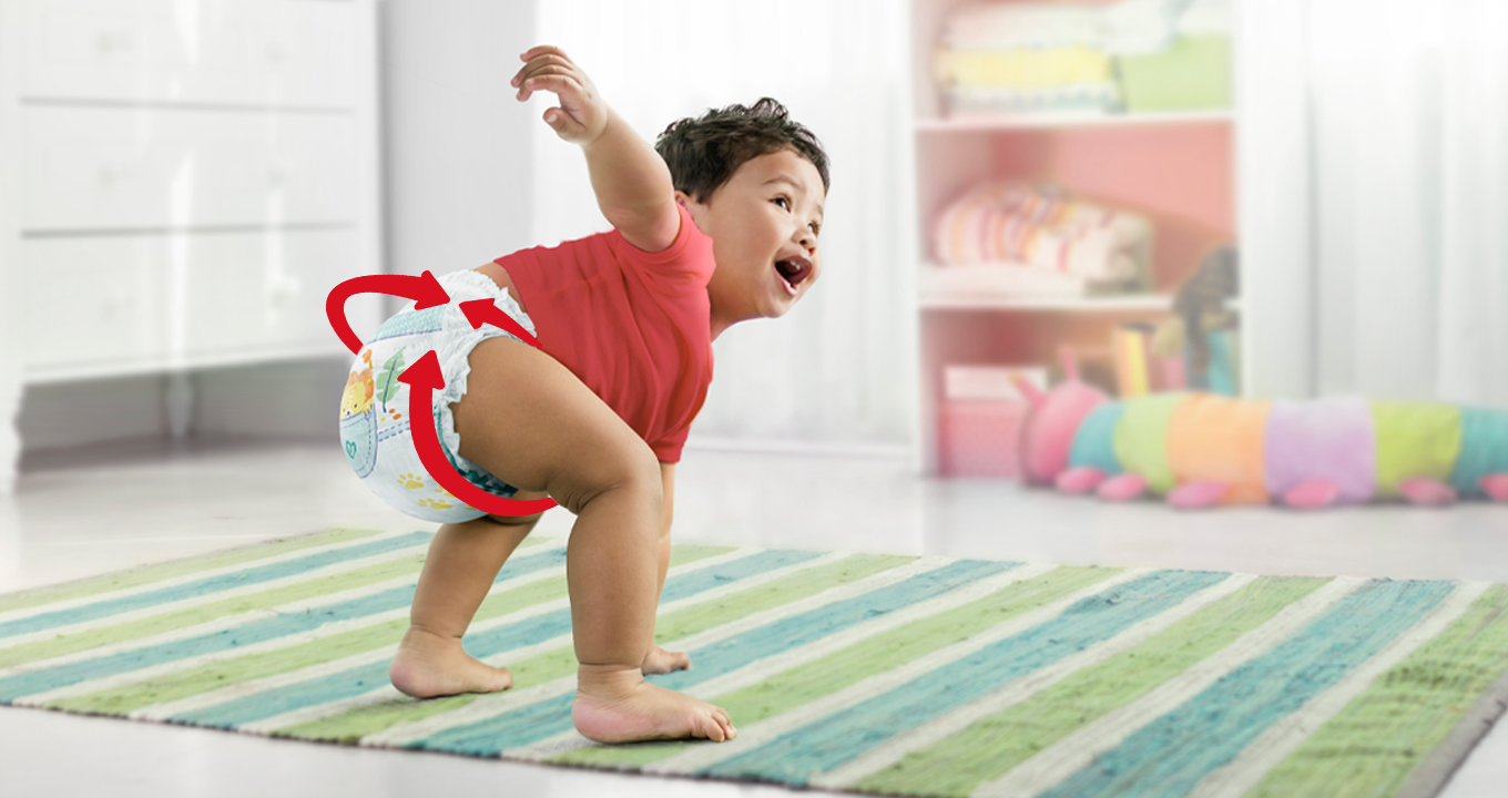 Pampers® Baby-Dry™ Nappy Pants | Pampers UK