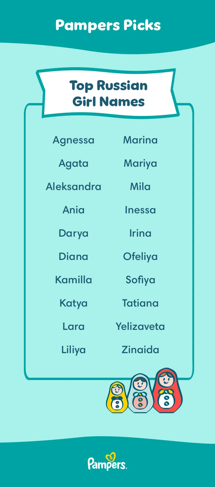 170 Russian Girl Names and Their Meaning | Pampers