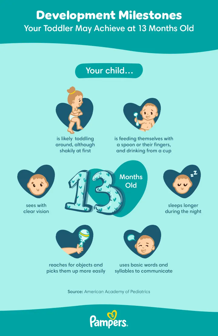 13 months old development