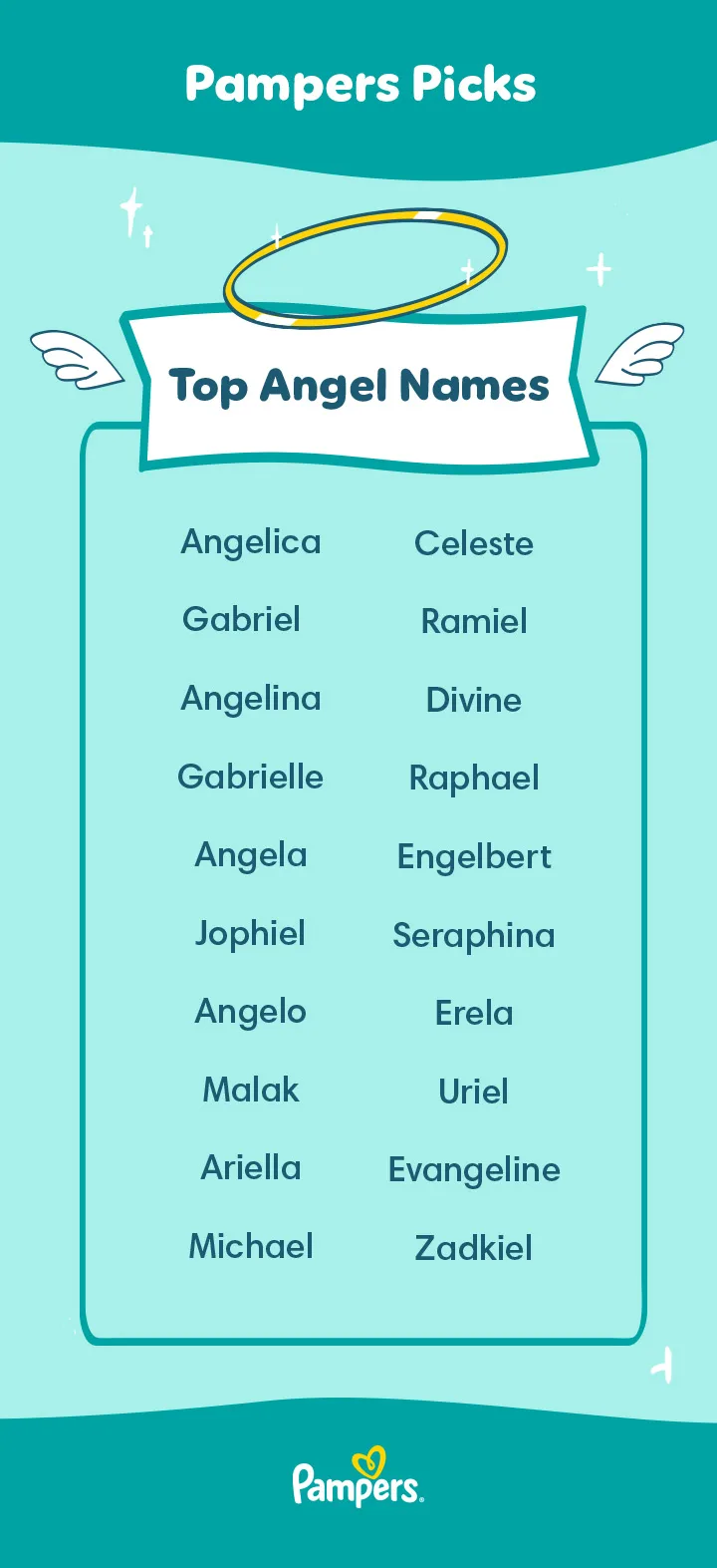 Angel Names for Girls and Boys With Meanings | Pampers