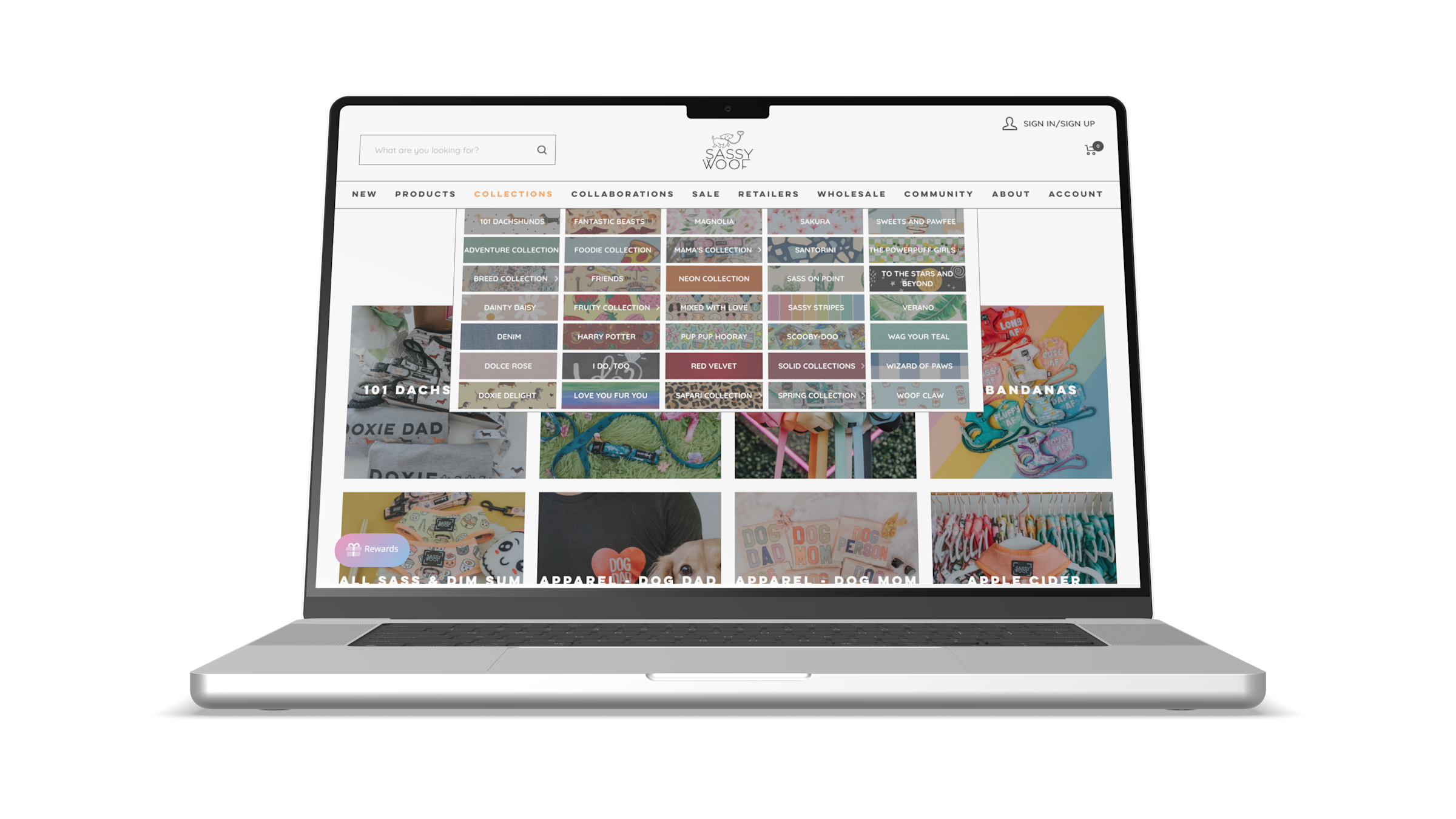 Shopify Design and Development for Sassy Woof | Goodbeast