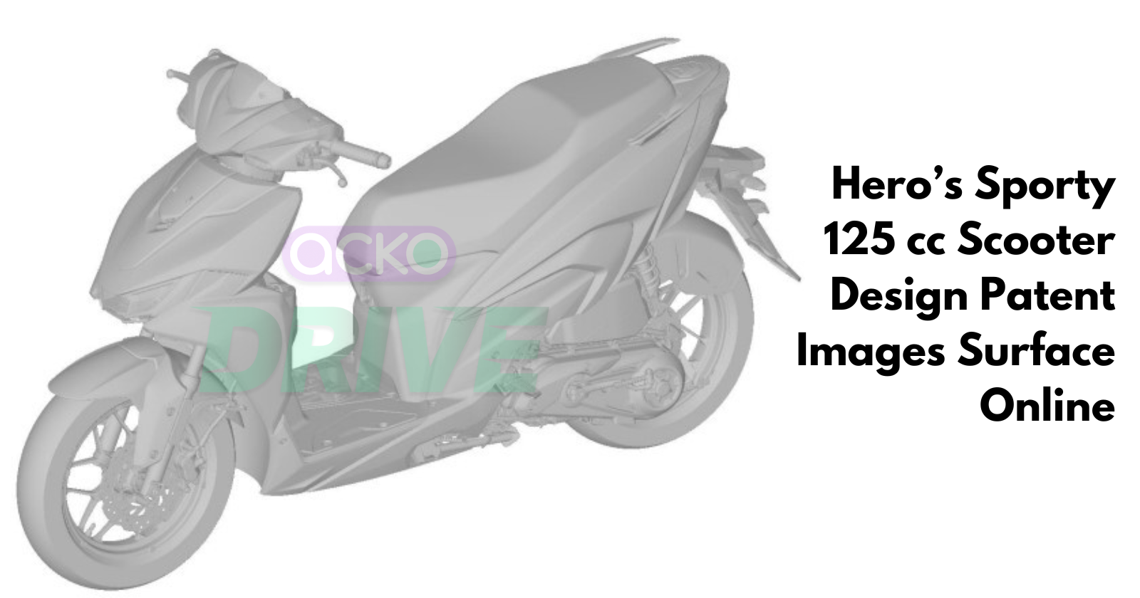 Hero Sporty 125cc Scooter Patent Images Surface Online