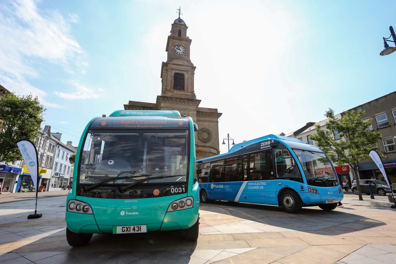 The buses are the first step to achieving zero emissions fleet across Northern Ireland by 2040.