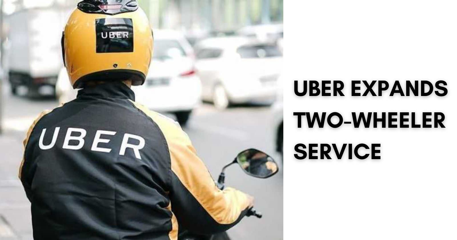 Uber Expands Two-Wheeler Service To Two New Cities In Andhra Pradesh