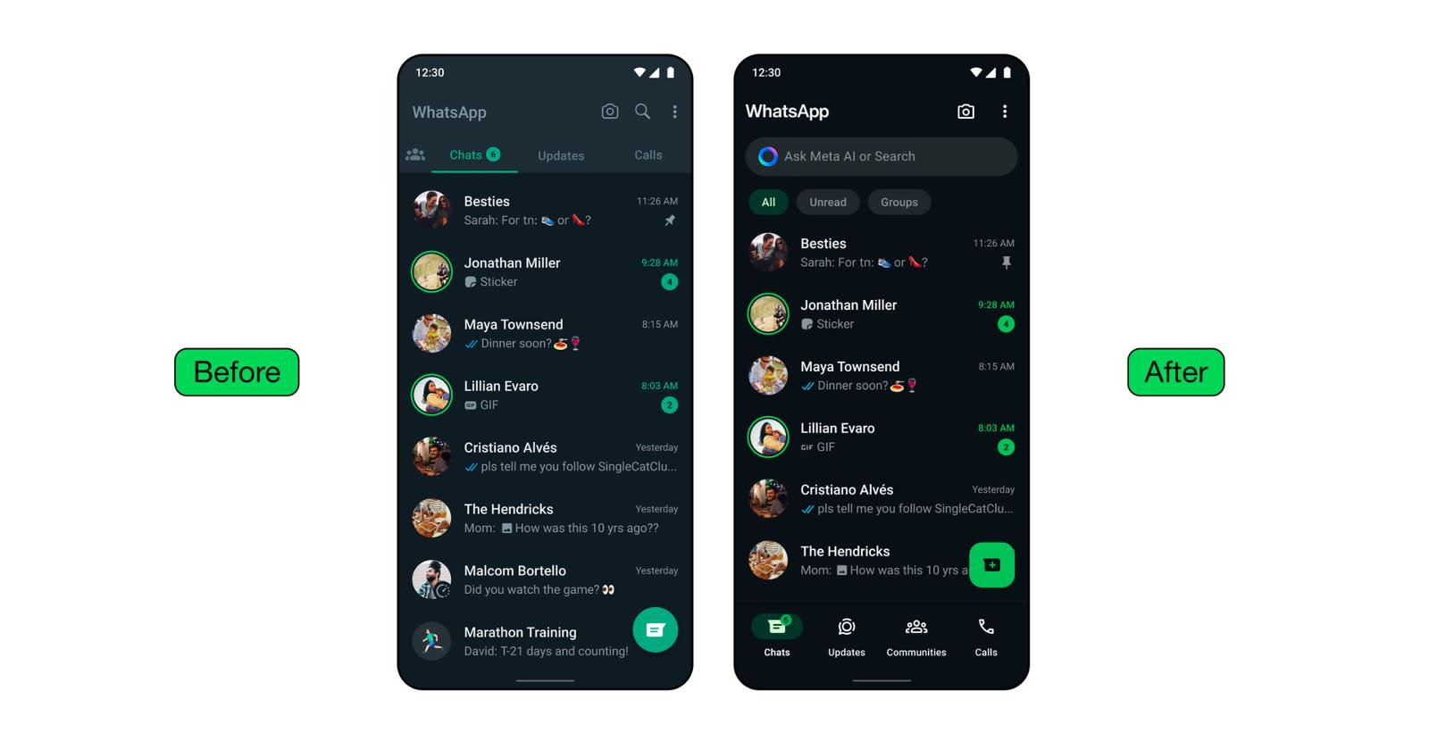 WhatsApp Latest Update Brings New Design, Layout and Colour Palate