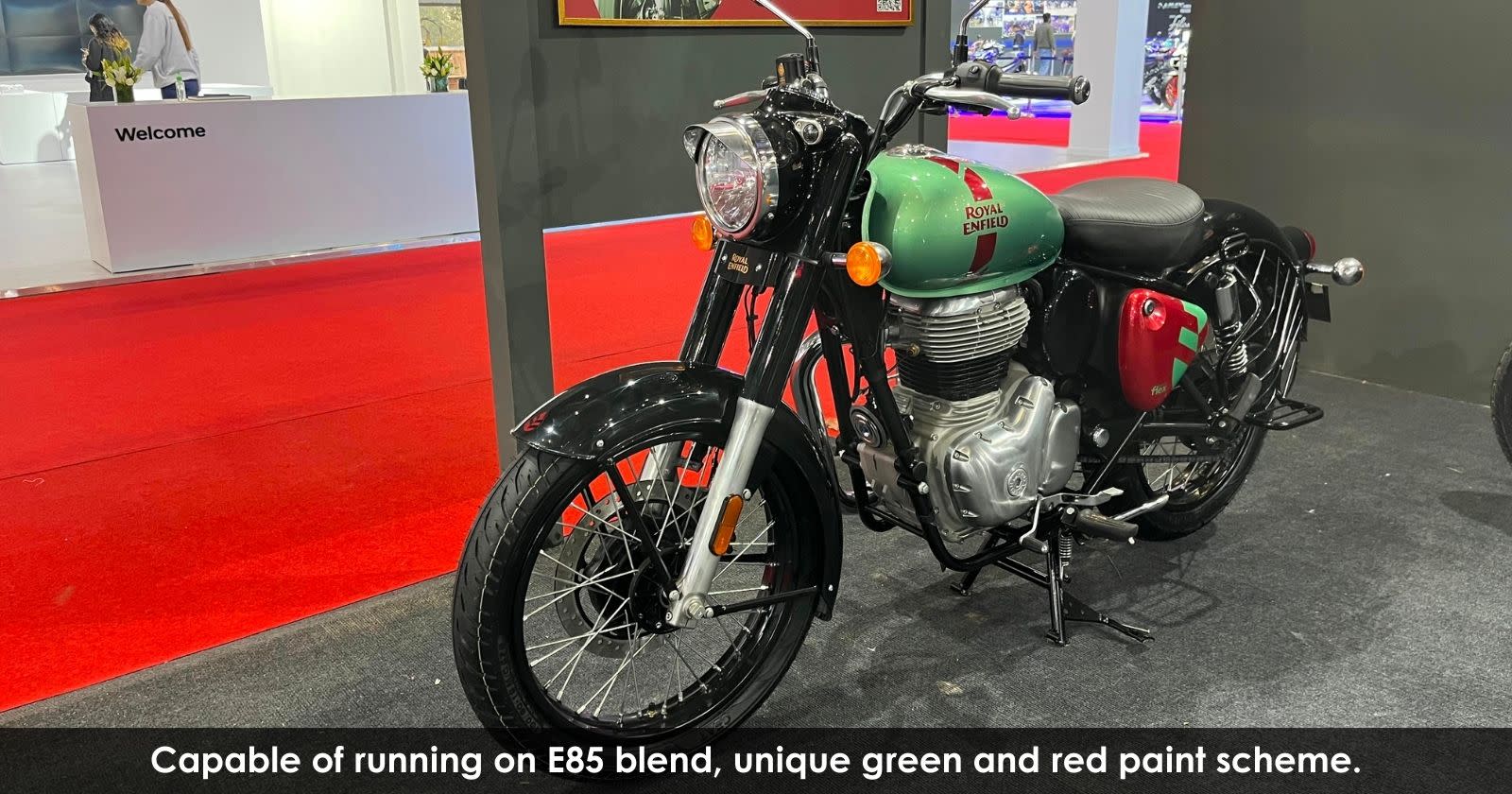 Flex Fuels Bikes Showcased At Bharat Mobility Global Expo 2024