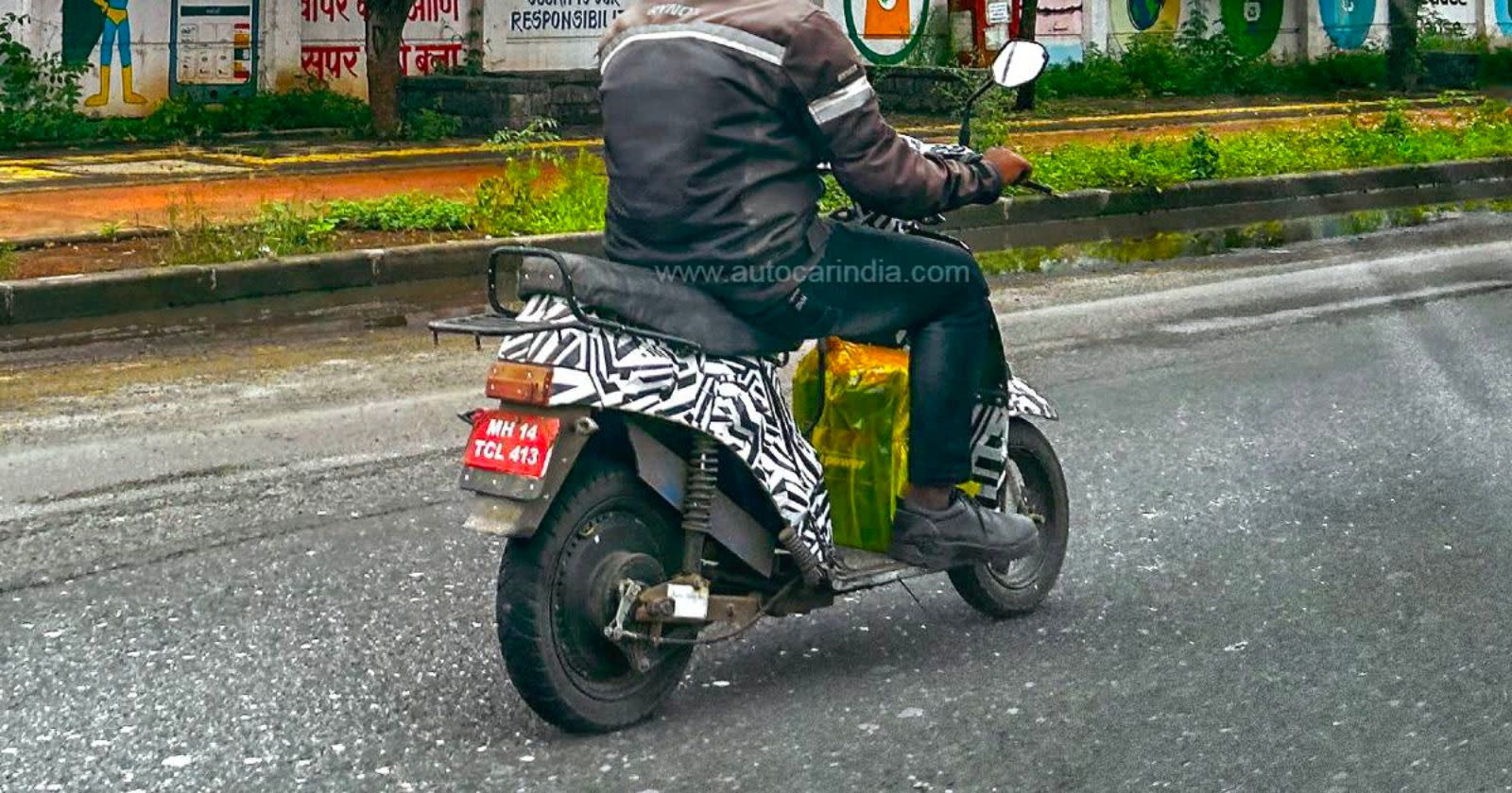 Bajaj Sunny Electric Scooter Spotted Testing
